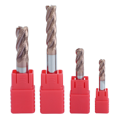 55度圆鼻铣刀钨钢合金四刃牛鼻刀