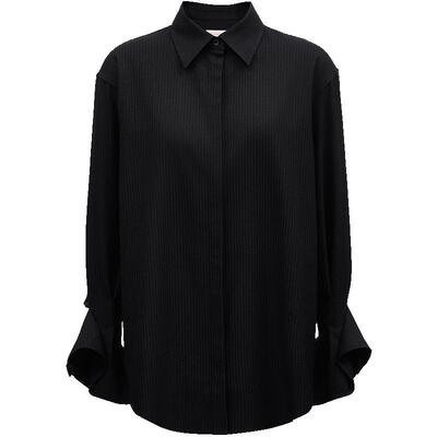 CoutureMade条纹翻领衬衫