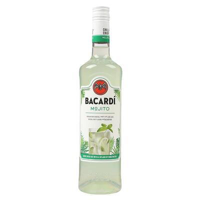 【百亿补贴】百加得预调鸡尾酒调酒莫吉托 Mojito洋酒700ml鸡尾酒