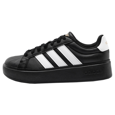 Adidas阿迪达斯校园风经典复古黑色板鞋女低帮休闲贝壳鞋KJ3855