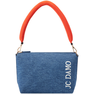 JCDAMO撞色单肩托特包