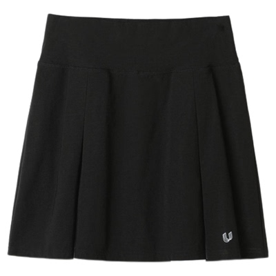 UMAMIISM撞色工字褶运动短裙