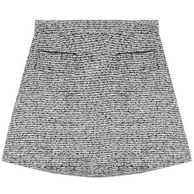 LAGOGO条纹混色小香风半身裙