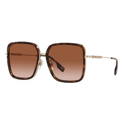 BURBERRY方形复古女大框太阳镜