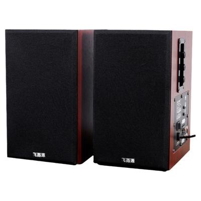 教室壁挂木质有源台式电脑音响