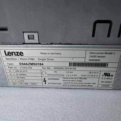 议价伦茨9400伺服驱动器 E94ASHE0134