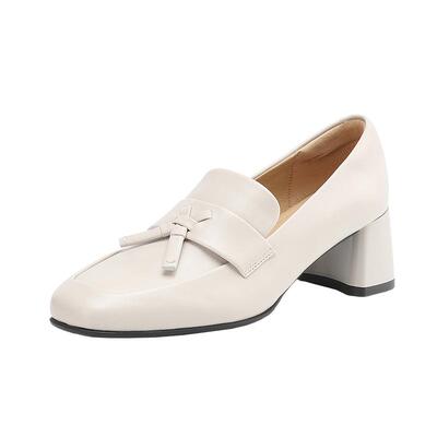 一脚蹬高跟休闲上班通勤百搭女鞋