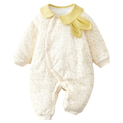 纯棉连体衣150g偏襟冬季