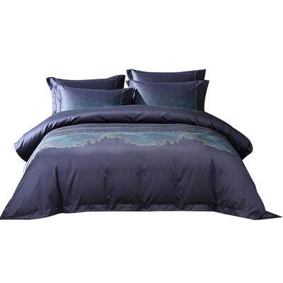 140支匹马棉色织提花四件套奢华