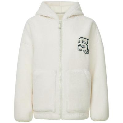 SKYHAND羊羔绒连帽运动外套