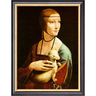 印花客厅卧室名画风十字绣