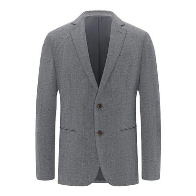 Navigare意大利小帆船春季休闲西装男2023薄款灰色商务西服外套