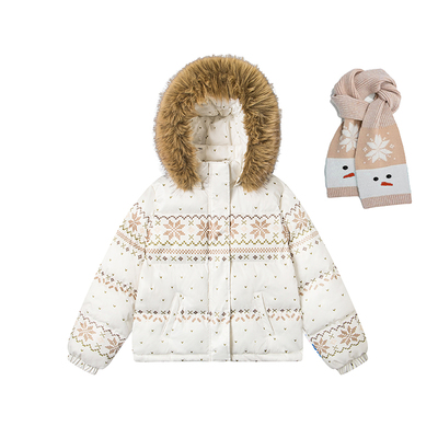 DARKAGE原创冬季加厚毛领棉服