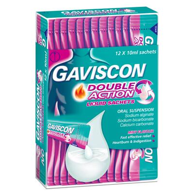 英国进口GAVISCON咀嚼片胃药胃痛反酸烧心胃反流孕妇可用胃不适