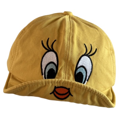 韩国ins崔弟翠儿翻檐小黄鸭卡通