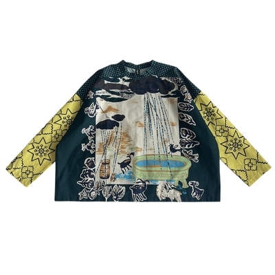 小众设计印花长袖t恤2025新款