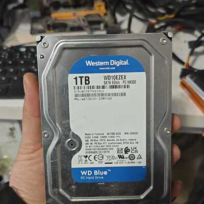 溢价-西数WD10EZEX 1TB蓝盘，3.5寸SATA接口，台式