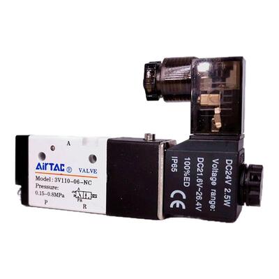 原装亚德客两位三通 电磁阀 3V110-06-NC  3V11006NCB AIRTAC