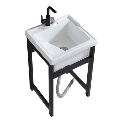 一体洗衣盆户外水池阳台洗衣池