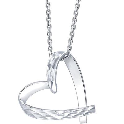 周生生Pt950铂金吊坠Love Decode爱心白金吊坠89841P