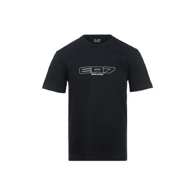 【自营】EMPORIO ARMANI/阿玛尼EA7男士LOGO标识纯棉休闲短袖T恤