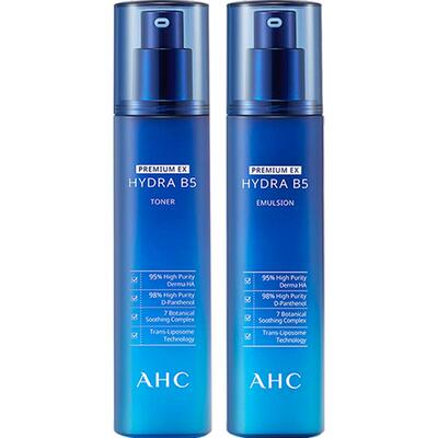 AHC玻尿酸补水护肤套盒洁面水乳