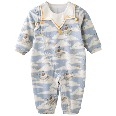 [云端之旅]aqpa爱帕婴儿连体衣哈衣春秋纯棉新款宝宝衣服外出服萌