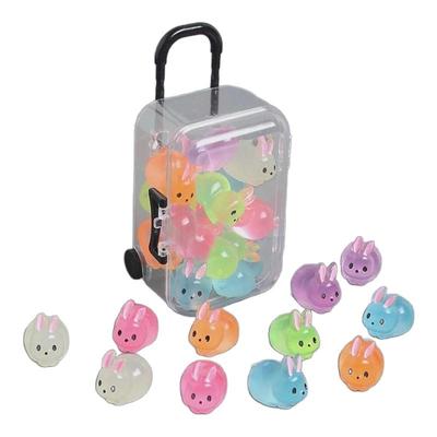 夜光可爱小兔公仔摆件