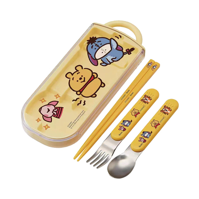 日本制skater儿童学生叉勺套装