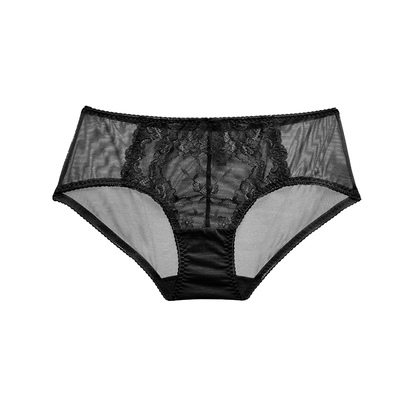 遐【倾城之恋小裤】蕾丝内裤女纯棉裆中腰性感速干超薄大码平角裤