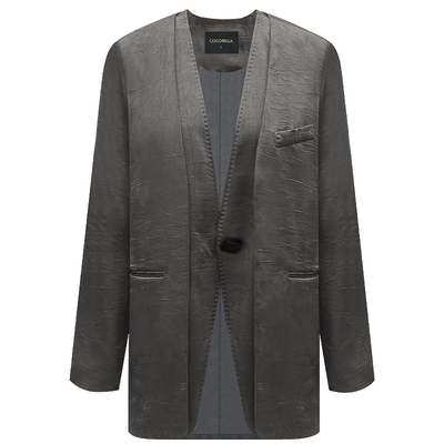 100%醋酸假2件西装套装