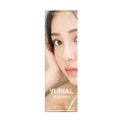 韩国uria idol美瞳 yurial日抛一次性少女近视隐形眼镜CANNA-ROZE