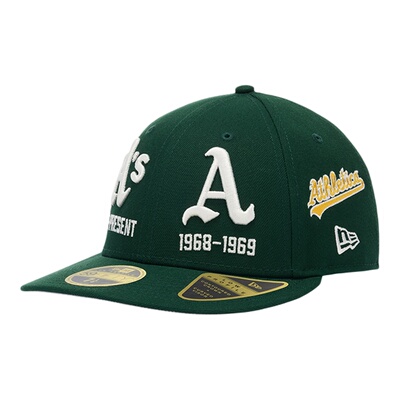 NEW ERA纽亦华26新品MLB经典复古设计感微弯帽男女硬顶NE5950