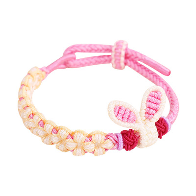 金泉华桃花兔兔手绳DIY材料包