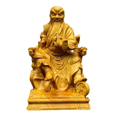 法主公真君圣君天圣君爷崖柏木雕