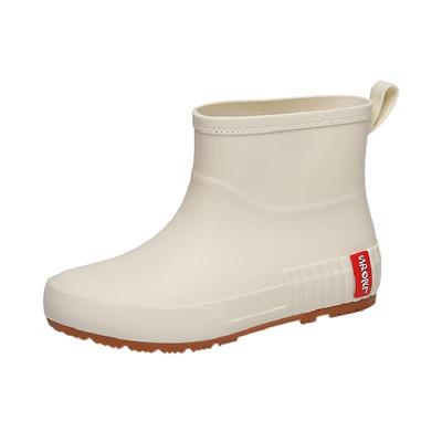 新款防滑外穿雨靴可爱春秋短筒