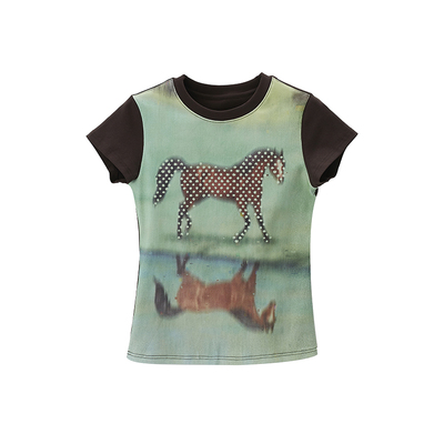 DBSC夏季数码直喷波点小马