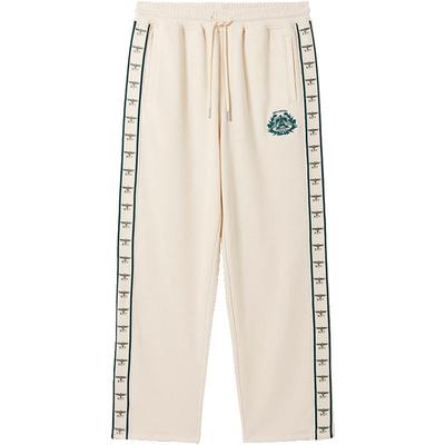 boylondon24学院风卡其色阔腿裤