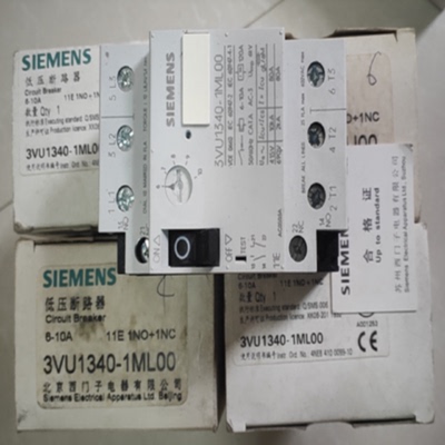 议价3VU1340-1ML00 西门子断路器 6-10 A 3VU1340-1MLOO 3VU13401