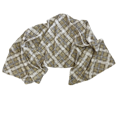 FOURFORTY EYES ON YOU SCARF 比飘柔还丝滑 格纹星星包头巾丝巾