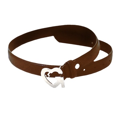 易碎商店真皮logo皮带