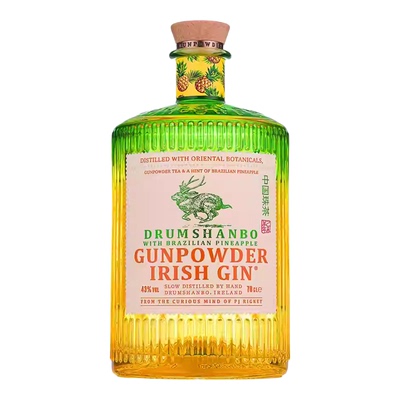 无敌美渐变瓶 Gunpowder Irish Gin 鹿角兔•火耀金酒巴西菠萝版