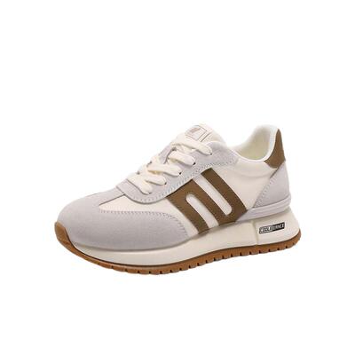 高帮厚底阿甘德训百丽小金女鞋