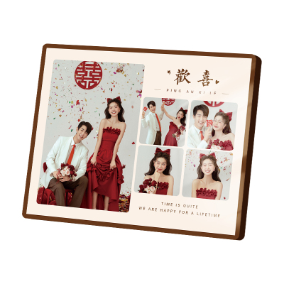 婚纱照相框摆台定制高清相片