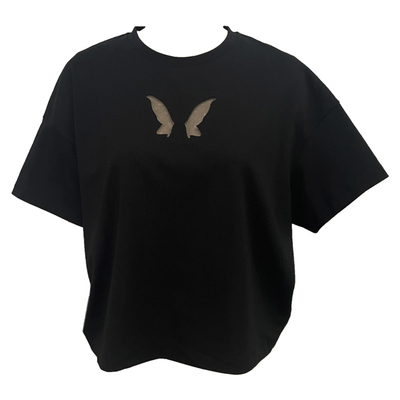 ROSEMOO/容子木25夏【商场同款】后背蝴蝶刺绣套头上衣RSS2TC263B