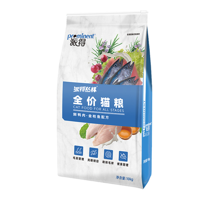 派得鲜肉全阶段通用猫粮10KG
