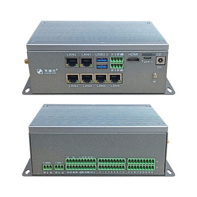 嵌入式工控机RK3588/3588J处理器6TOPS边缘计算网关6网6串16IO