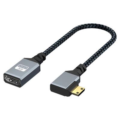 minihdmi转hdmi线单反平板笔记本电脑连接电视显示器便携屏转接线