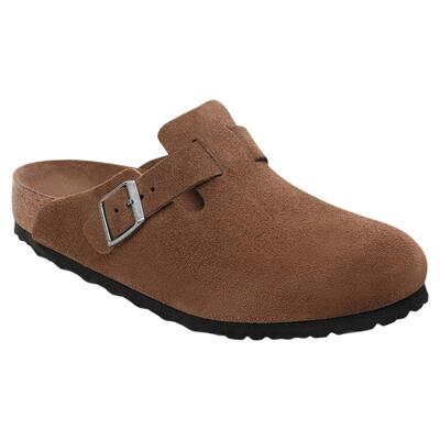 BIRKENSTOCK勃肯绒面革包头拖鞋