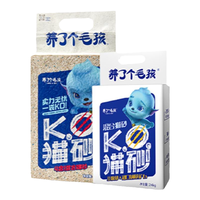 养了个毛孩混合猫砂12包